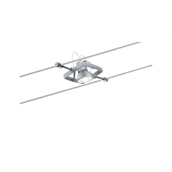 Seilsystem Mac Ii Basisset Gu5 3 Max 5x10w Dimmbar 230 12v Chrom Matt