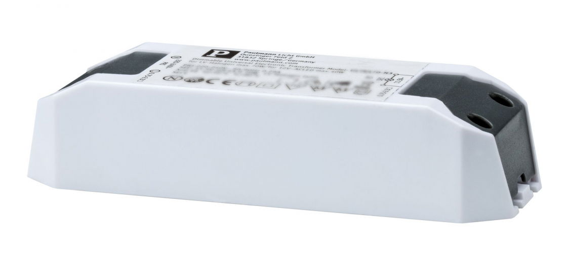 Transfo électronique Halogen+LED max. 0-65W 220-240/12V 65VA Blanc