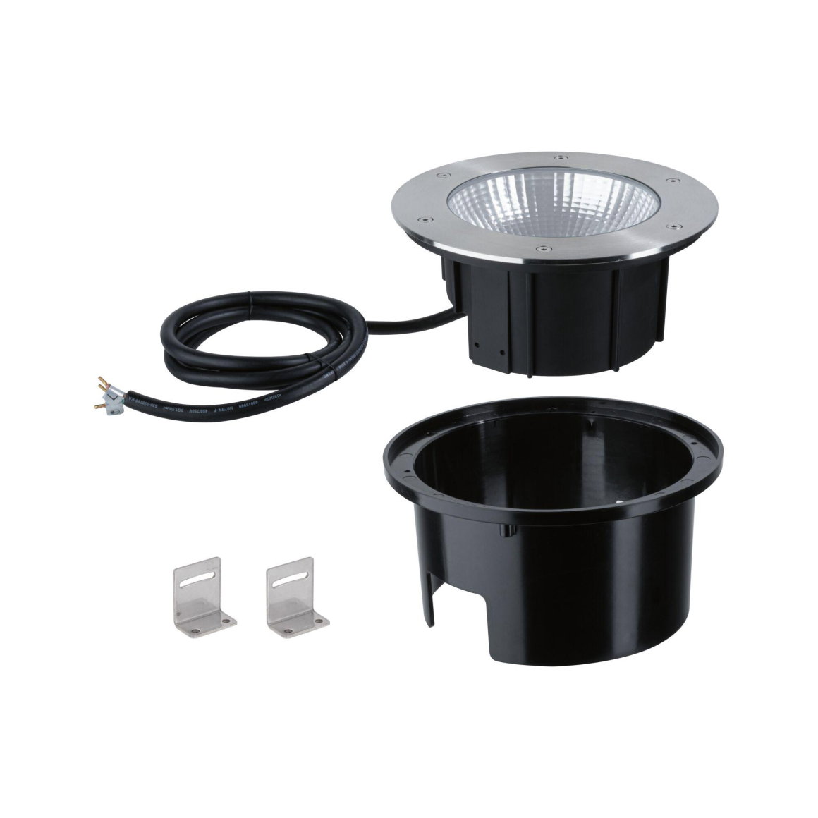 LED Bodeneinbauleuchte Durea IP67 rund 213mm 3000K 12,5W 870lm 230V ...